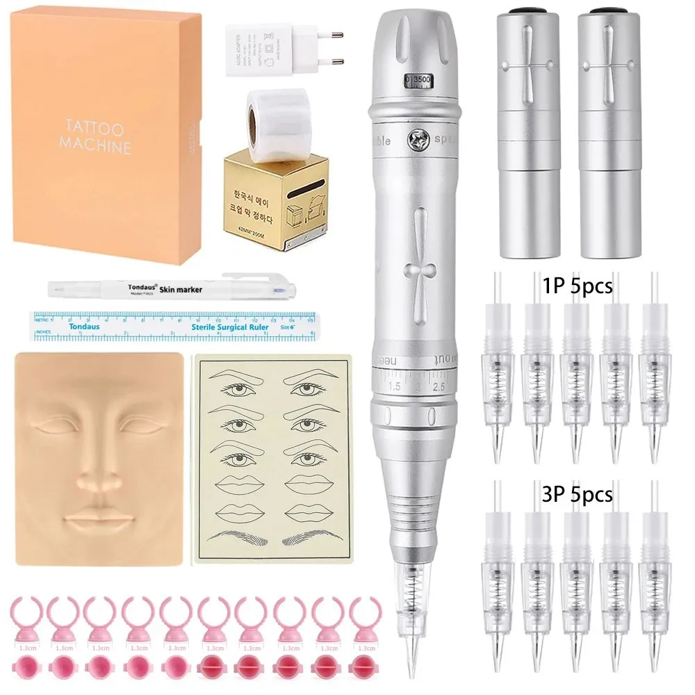 New Wireless PMU Machine Permanent Makeup Kits, Tattoo Pen For lip ...