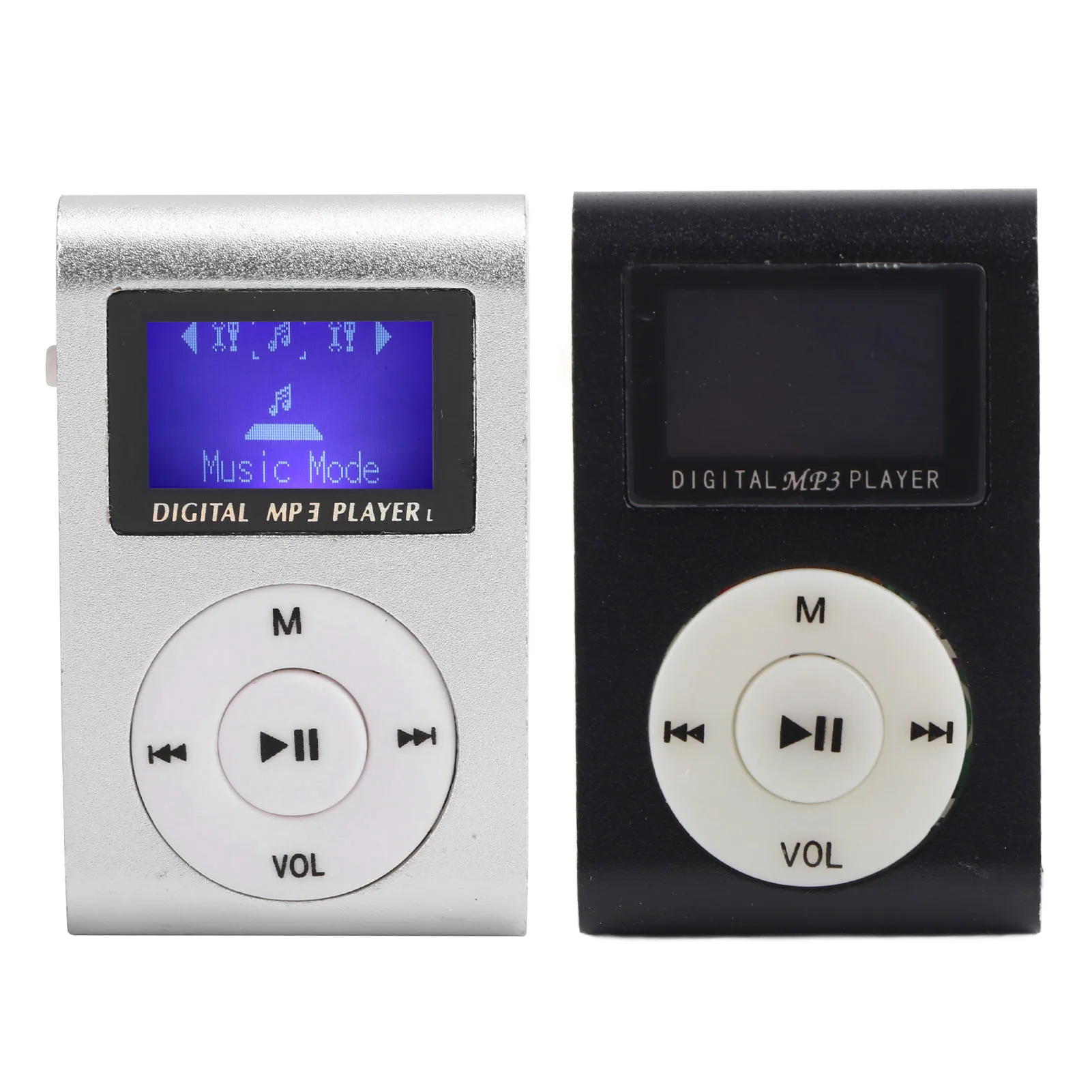 Portable Mini MP3 Music Player Sports BackClip LCD Screen MP3 Support ...
