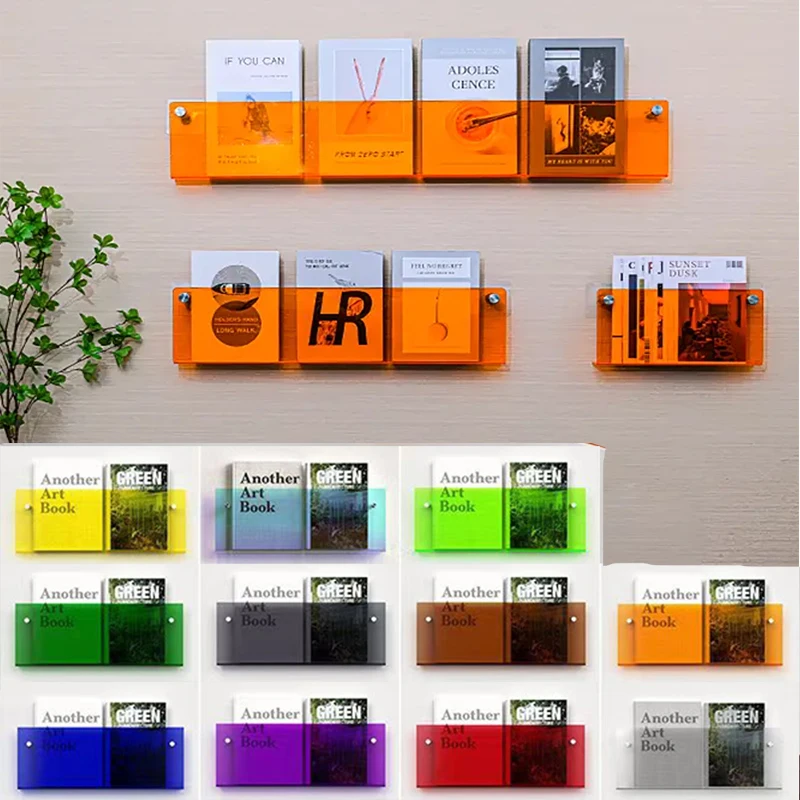 30/40/50cm Floating Wall Mounted Shelves,Kids Book Display Shelves ...