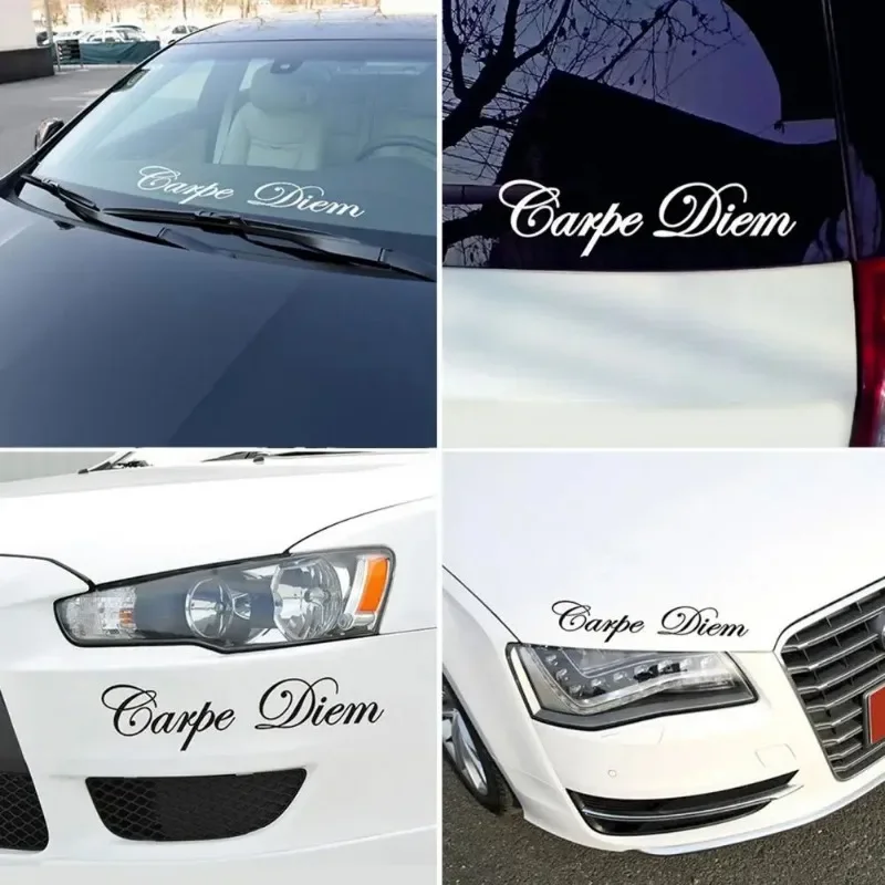 Stylish-Decor-Carpe-Diem-Letters-Design-Vehicle-Front-Windshield-Words ...