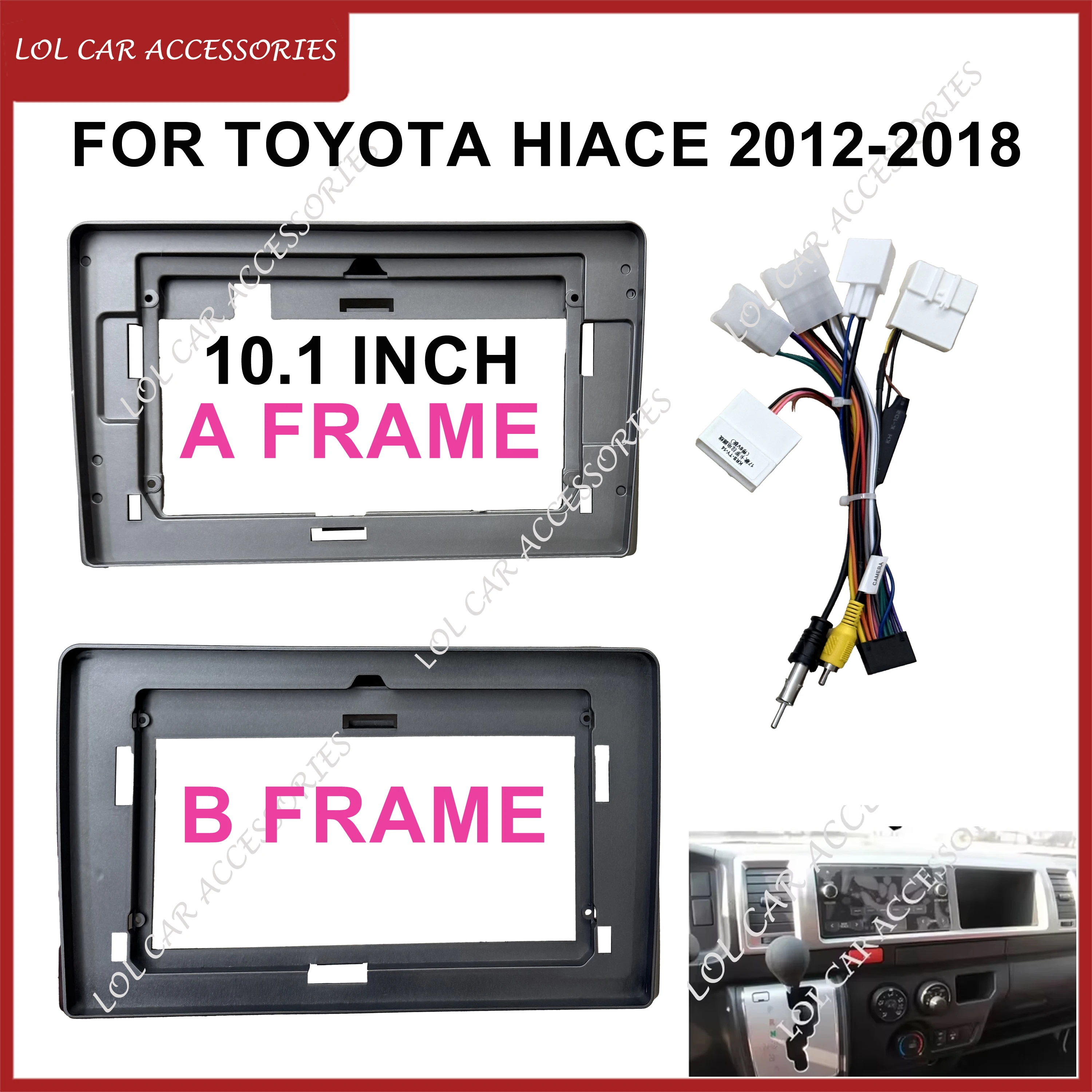 10.1 Inch For TOYOTA Hiace 2012-2018 Car Radio Android MP5 Player ...