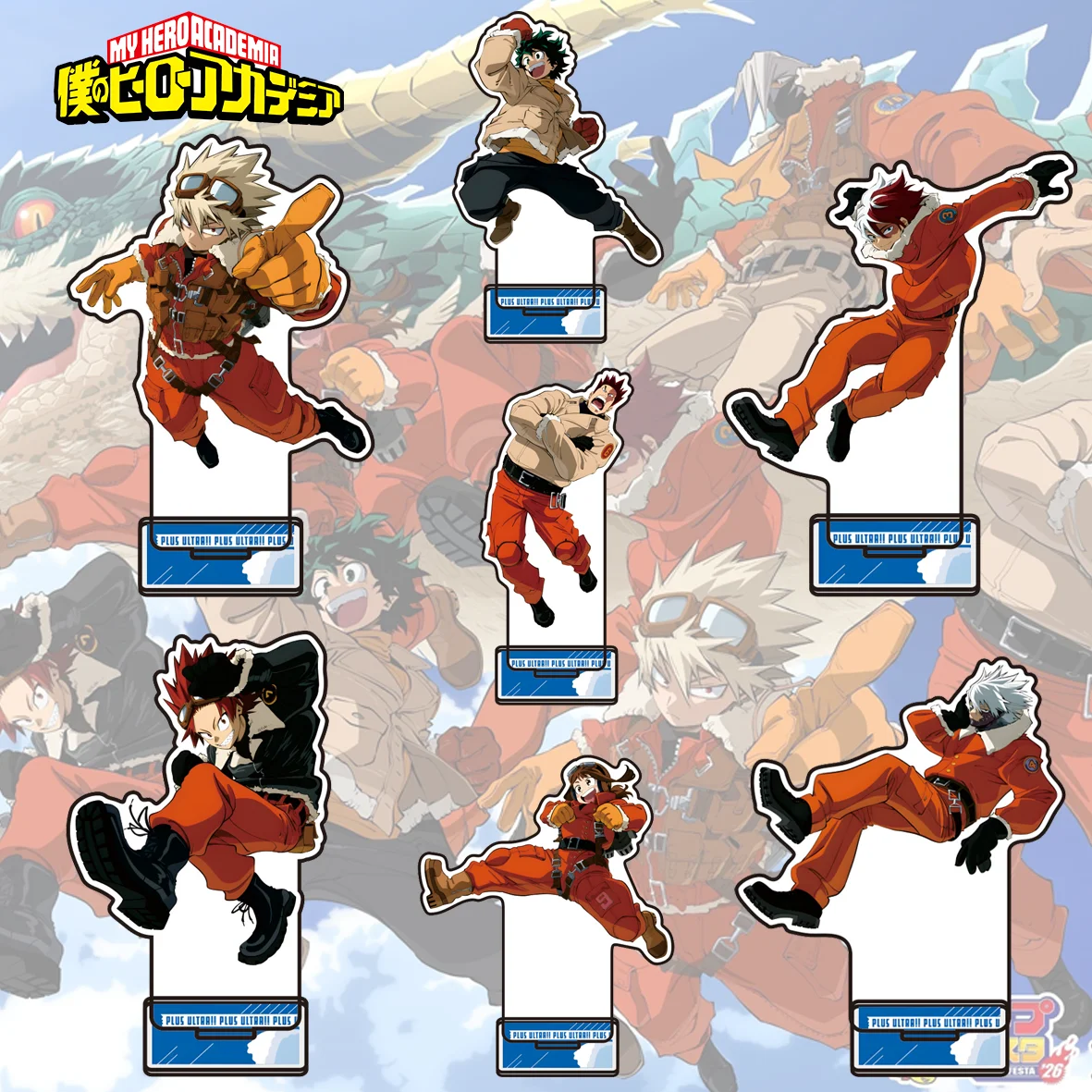 My Hero Academia 15cm Anime Acrylic Stand Bakugou Tabletop Decorations ...