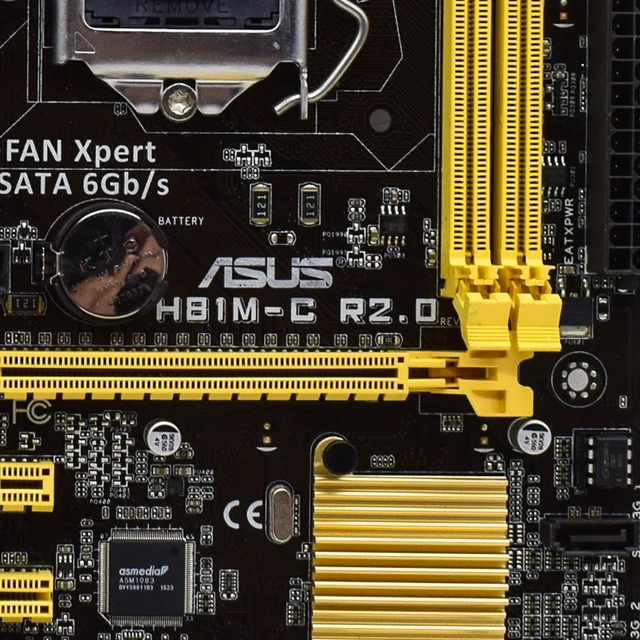 LGA 1150 Motherboard ASUS H81M-P PLUS Desktop Intel H81, 42% OFF