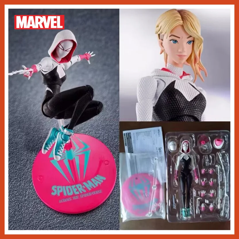 Marvel Spiderman Sh Figuart Spider Gwen Anime Action Figure Stacy Miles ...