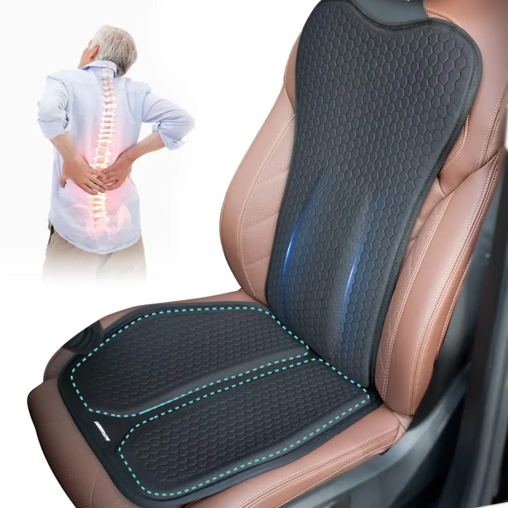 Vehicle-Car-Gel-Seat-Cushion-Sitting-Comfort-Waist-Lumbar-Back-Support ...