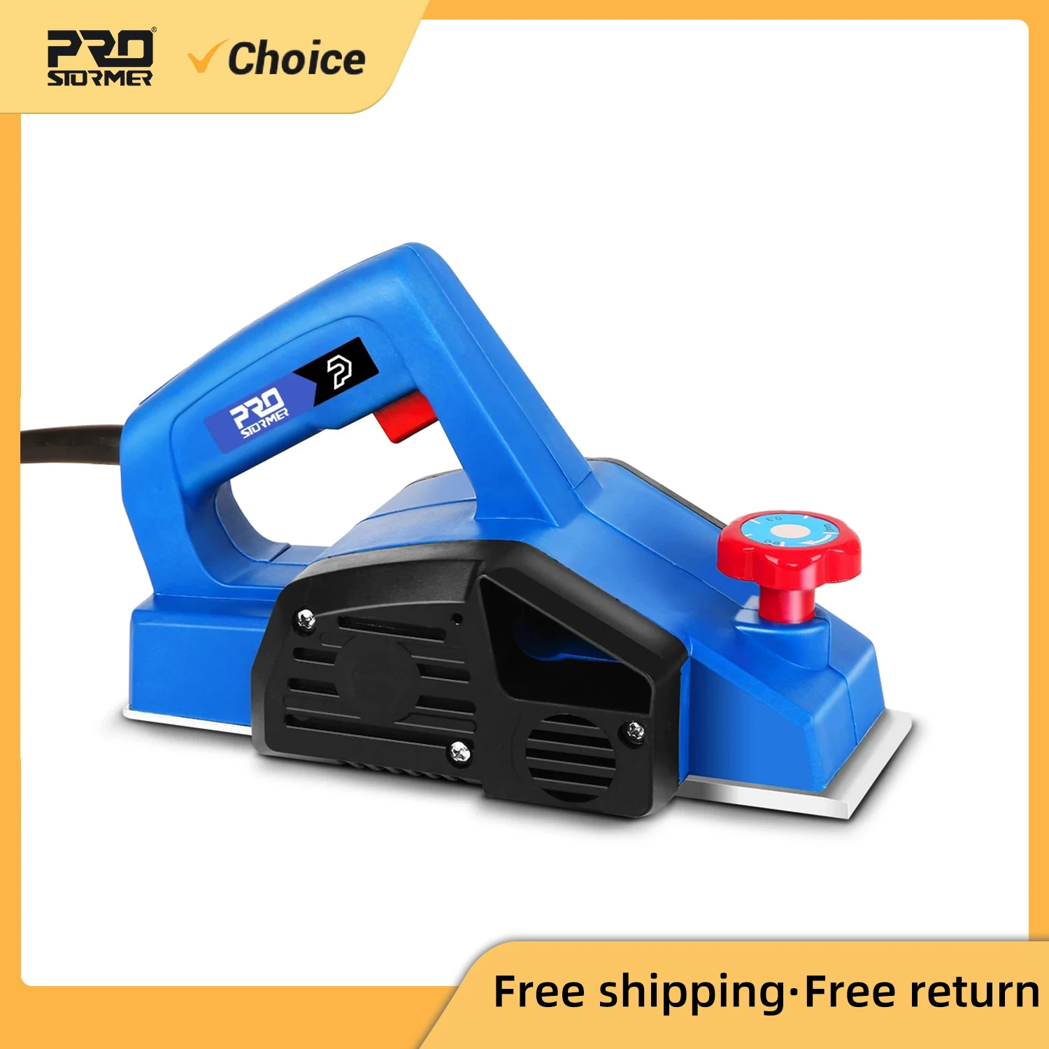 450W-Electric-Planer-15000RPM-Handheld-For-Wood-Cutting-High-Power-Tool ...