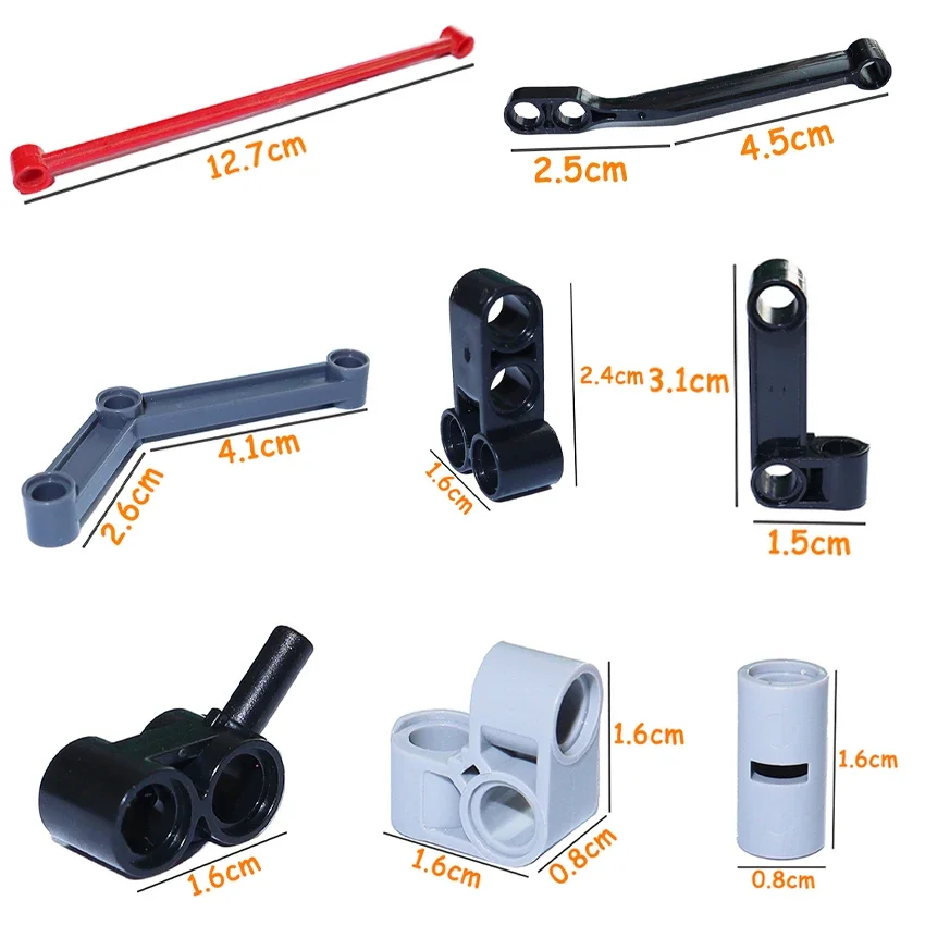 Building-Blocks-Technical-Part-MOC-Bolt-Hole-Connector-High-tech-Bricks ...