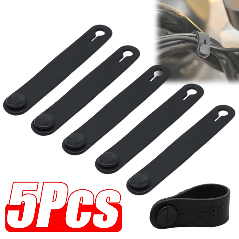 1-3-5Pcs-Motorcycle-Rubber-Frame-Securing-Cable-Wiring-Harness-Power ...