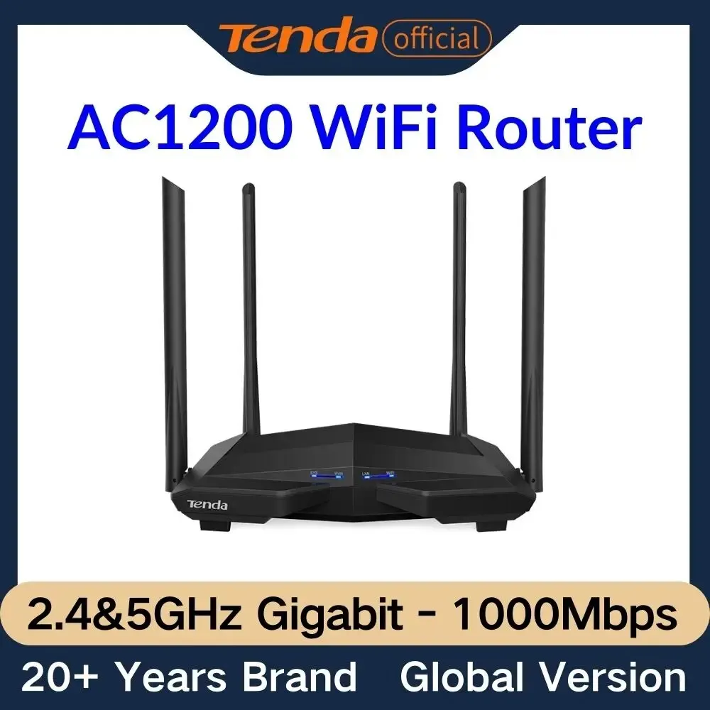 Tenda-AC10-AC1200-Dual-Band-Gigabit-WiFi-Router-1000Mbps-2-4GHz-5GHz-4 ...