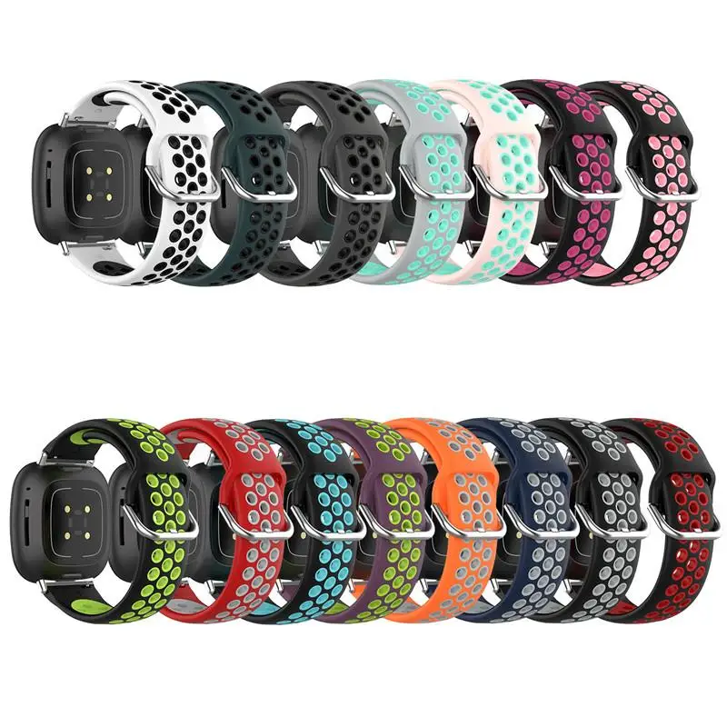 Sport-Strap-For-Fitbit-Sense-2-Band-Silicone-Bracelet-Wristband-For ...