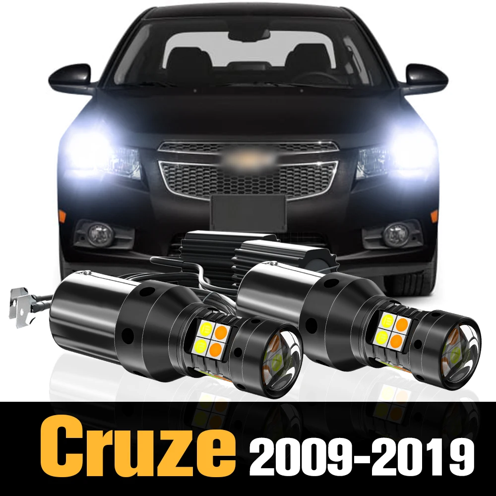 2x-Canbus-LED-Dual-Mode-Turn-Signal-Daytime-Running-Light-DRL ...