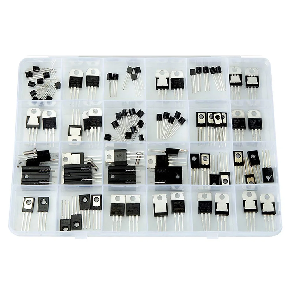 82-Pcs-Power-Transistor-Voltage-Regulator-Thyristor-Assortment-Kit-24 ...