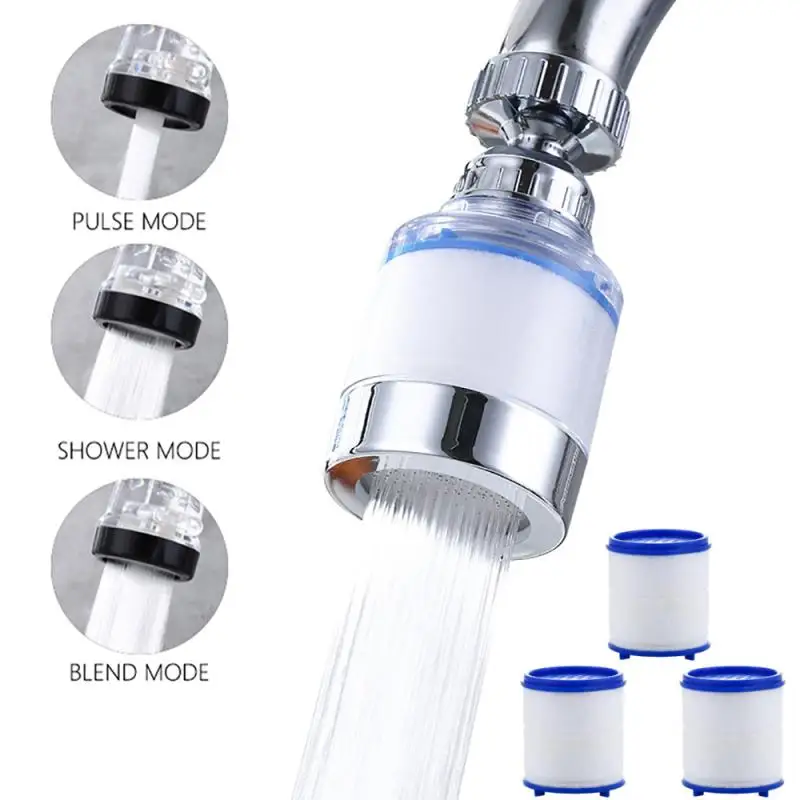 3 Mode Kitchen Bathroom Faucets Water Tap Nozzle Kitchen Faucet Aerator ...