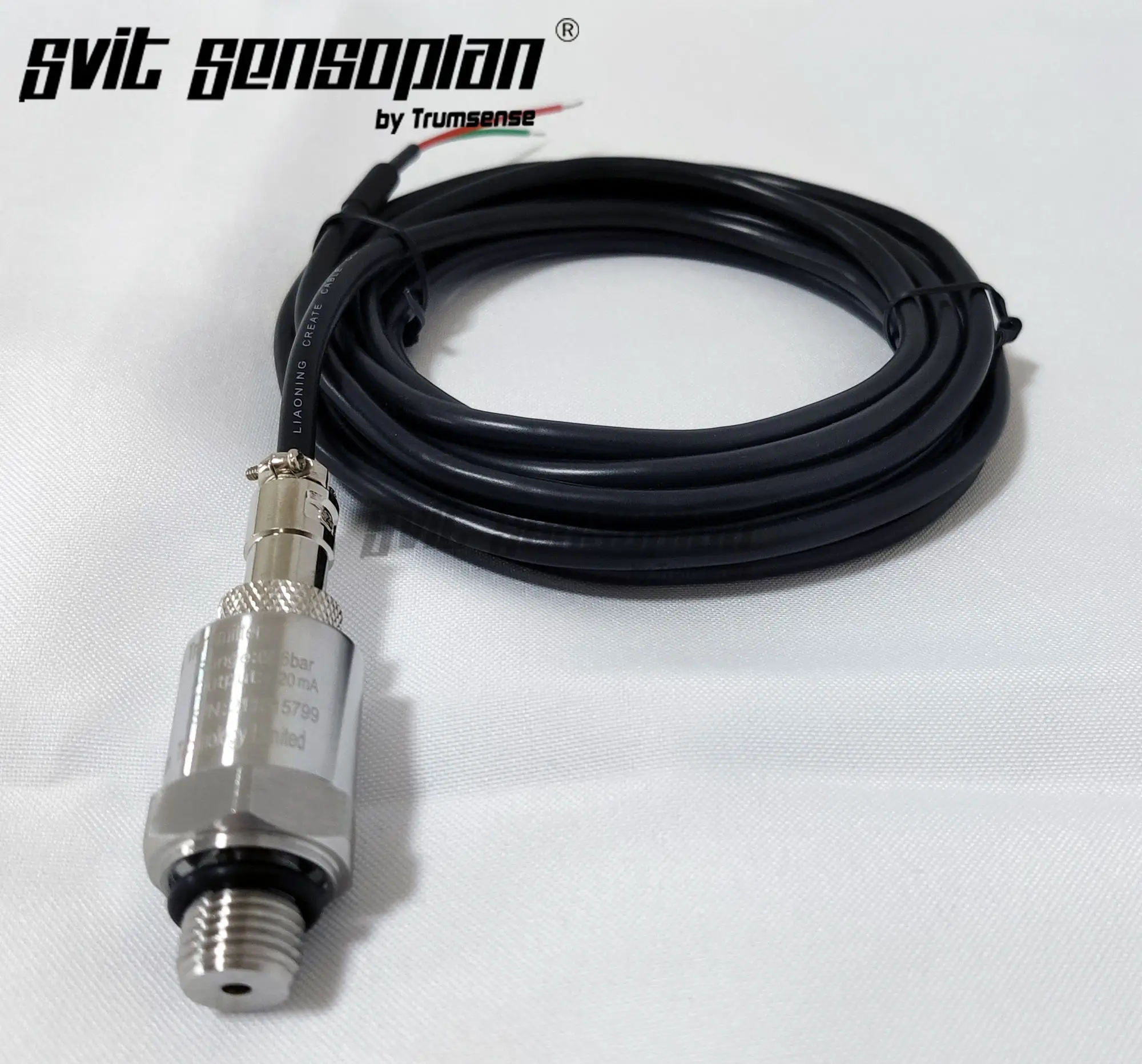 Pressure Transducer Specially For Air Compressor 16 Bar Range 4 to 20mA ...