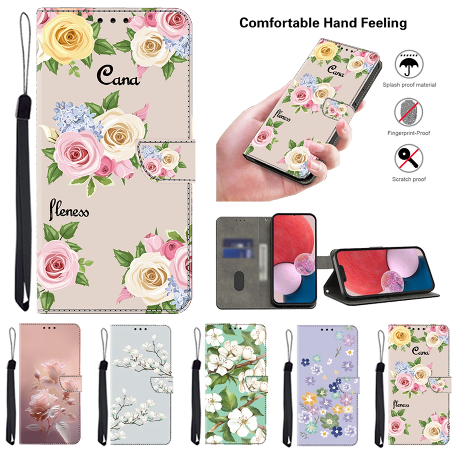 Magnetic Flip Leather Wallet Case for Redmi A2 - A2 Plus (BX 6)