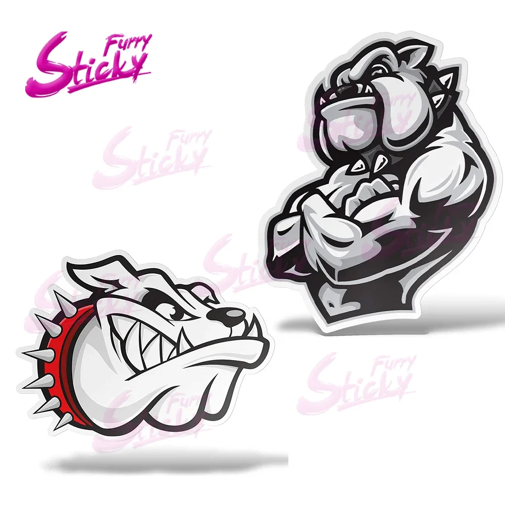 Fierce Muscles American Bully Pitbull Vinyl Car Stickers - Waterproof ...