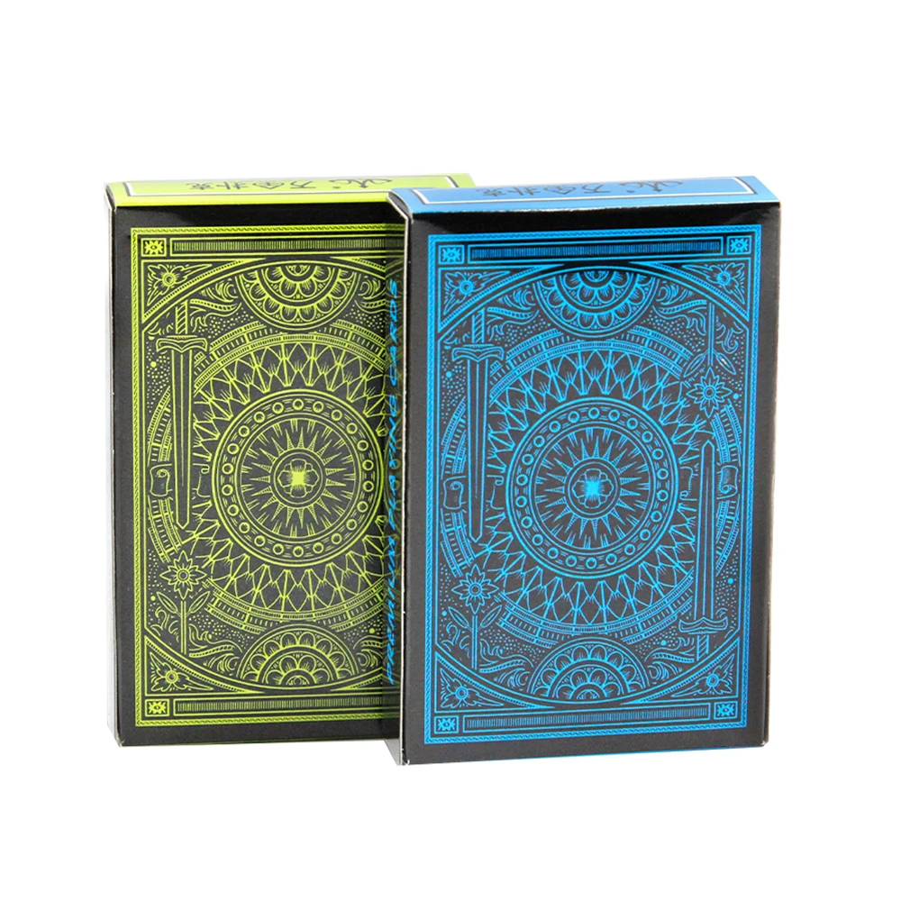 Plastic-pvc-playing-cards-waterproof-durable-washable-green-magic-blue ...