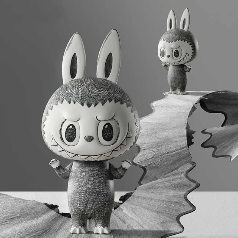 New-Genuine-35cm-Mega-Labubu-400-Sketch-Doll-Cute-Fashion-Collection ...