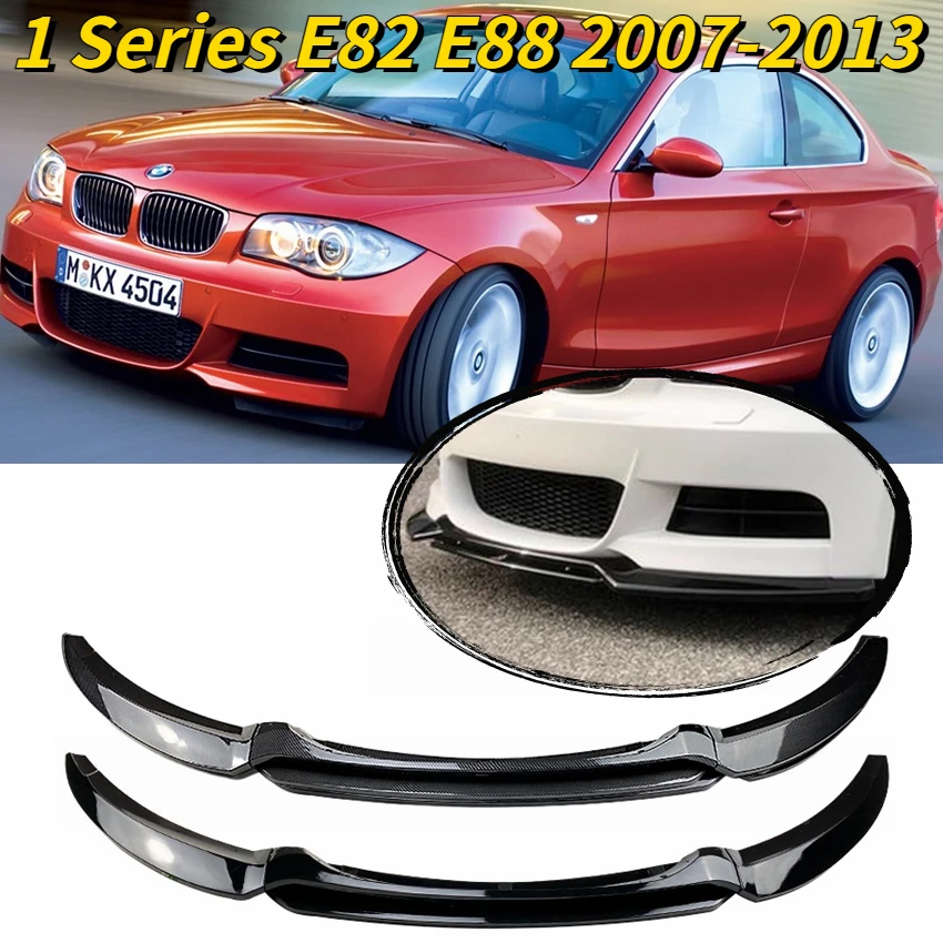 Car Front Bumper Lip Chin Spoiler Splitter For BMW 1 Series E82 E88 ...