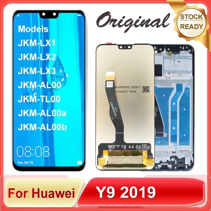 Original-6-5-IPS-LCD-For-Huawei-Y9-2019-Display-Touch-Screen-Digitizer ...