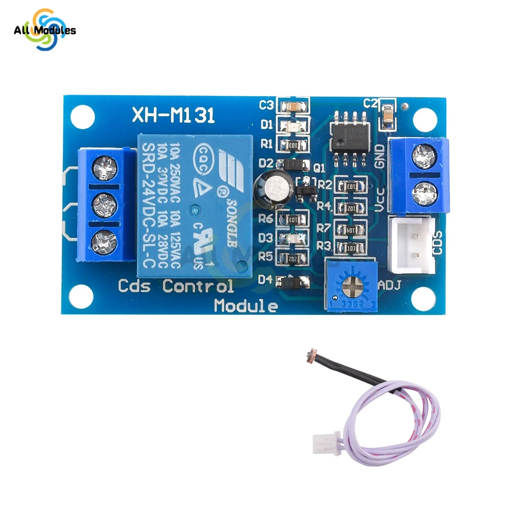 XH-M131 DC 5V 12V 24V 10A Light Control Switch Photoresistor Relay Module Detection Sensor ...