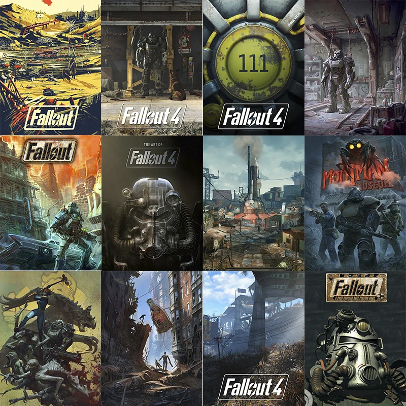 Kit-de-pintura-de-diamantes-5D-DIY-Fallout4-bordado-de-diamantes-de ...