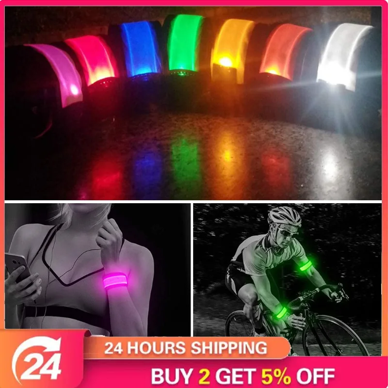 LED-Armband-Wrist-Band-USB-Rechargeable-Wristband-Glowing-Bracelet-for ...