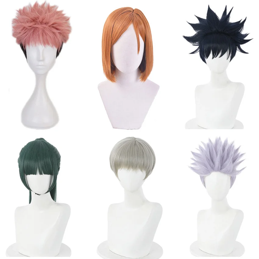 Jujutsu Kaisen Wigs Itadori Yuji Fushiguro Megumi Kugisaki Nobara Gojo ...