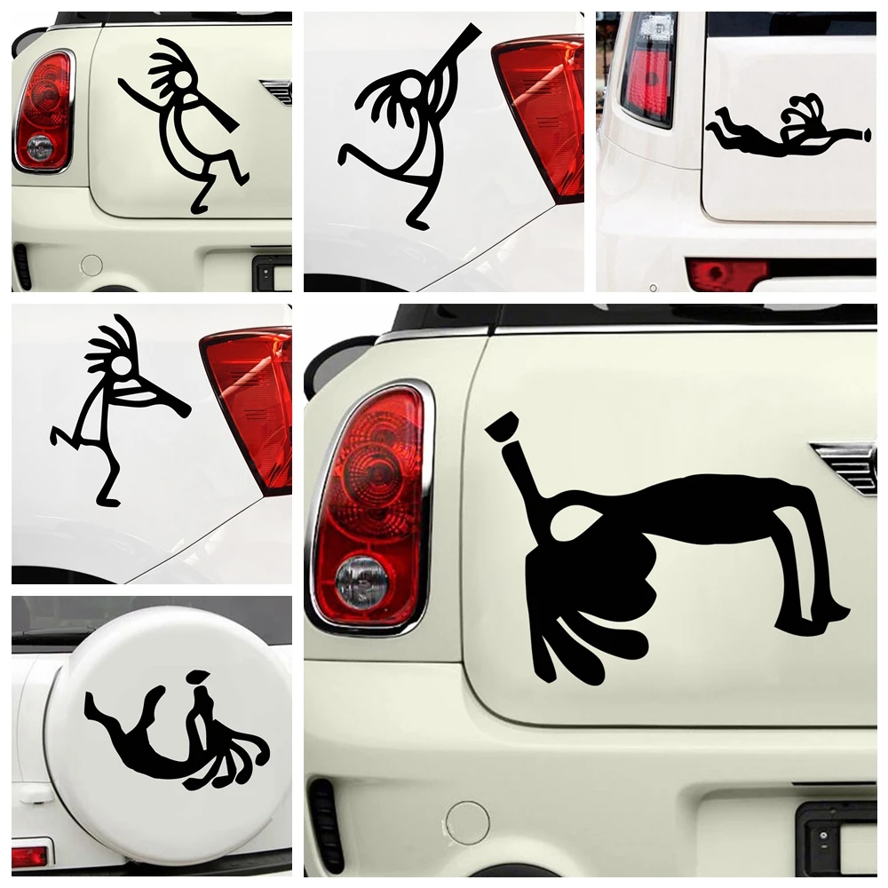 Free-shipping-kokopelli-Mini-stickman-Car-Stickers-accessoriesWindow ...