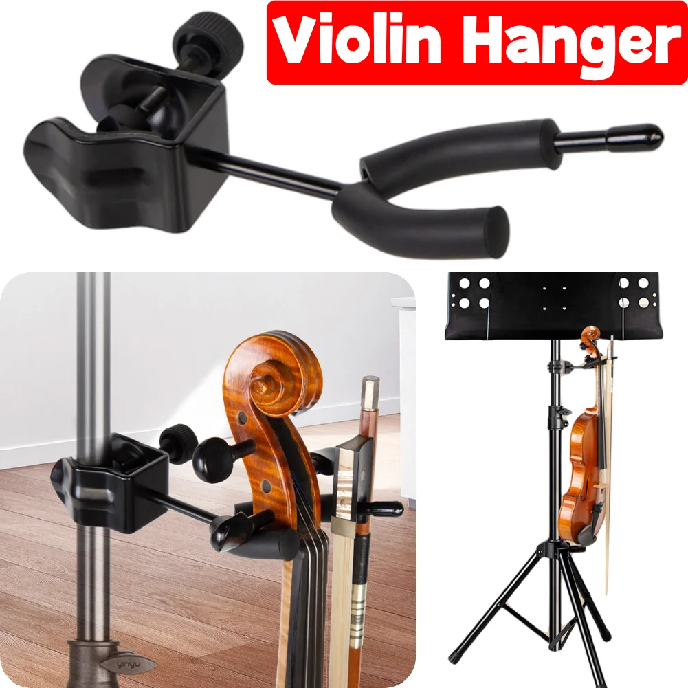 Violin-Hanger-Violin-Viola-Stand-Microphone-Or-Sheet-Music-Stand-Violin ...