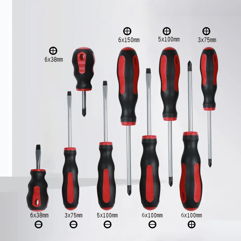9pcs-Magnetic-Screwdriver-Set-Heavy-Duty-Manual-Screwdriver-Ergonomic ...