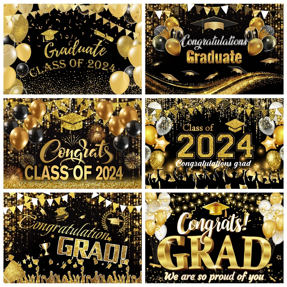 2024-Graduation-Party-Backdrop-for-Photography-Class-of-2024 ...