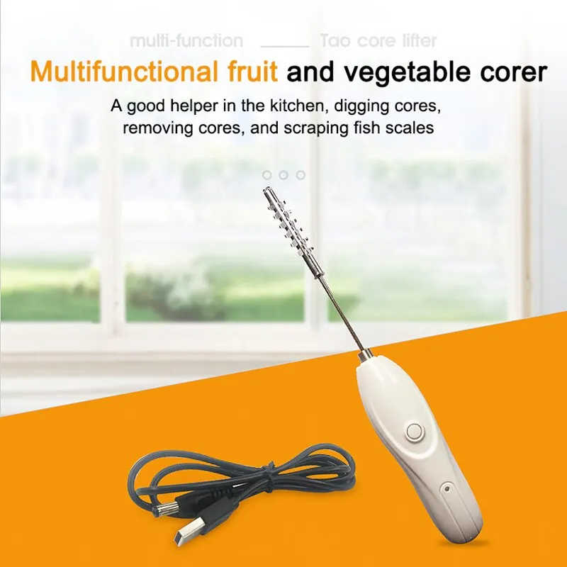 1PC Multi-functional Fruit And Vegetable Core Extractor Rechargeable ...