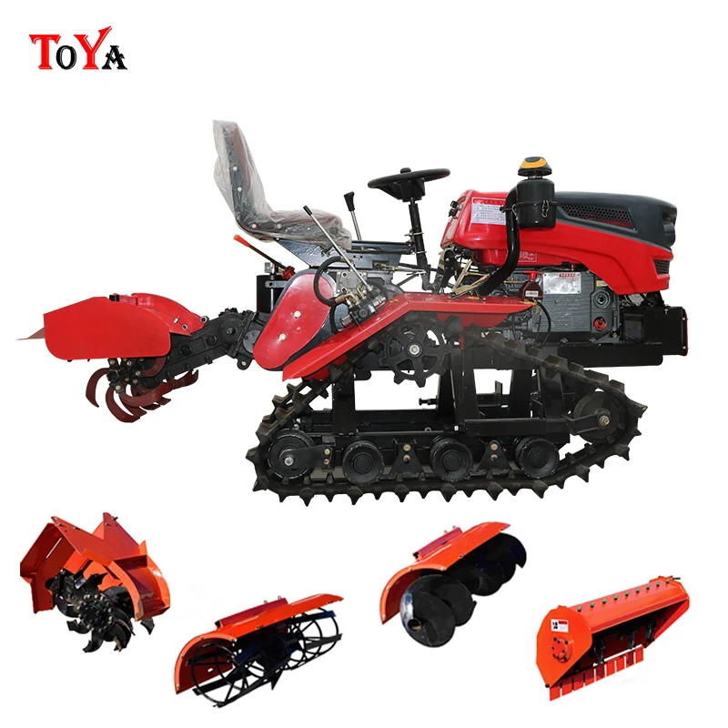 Agricultural-Machinery-Farm-Crawler-Rotary-Tractor-Tiller-35hp-Tracked ...