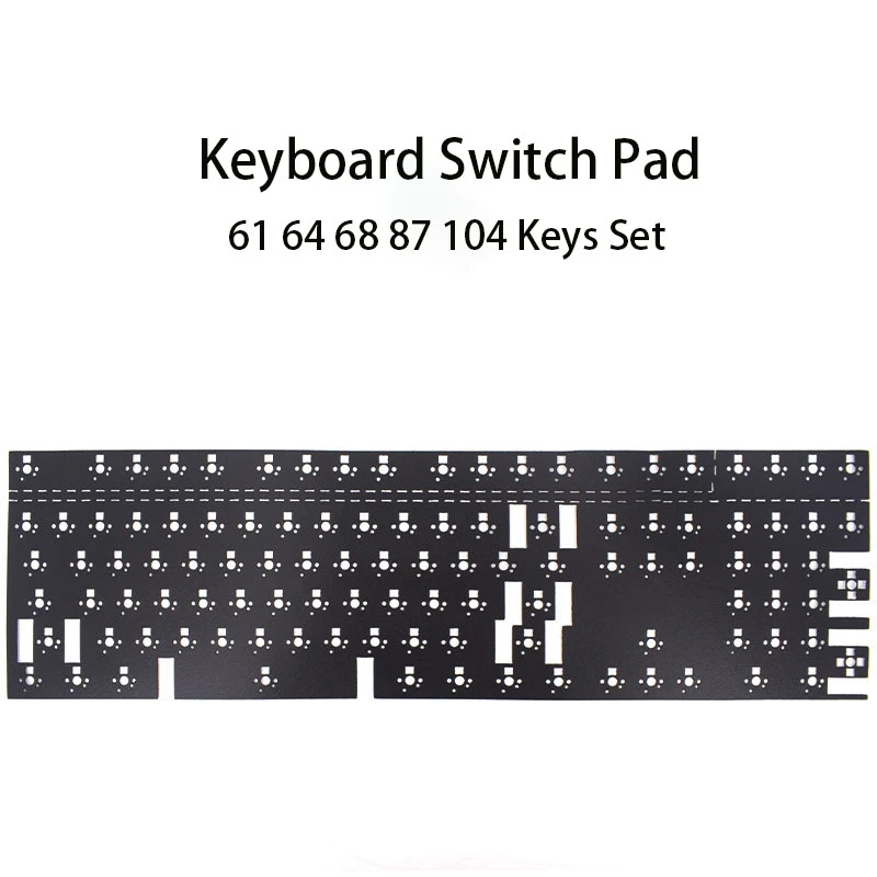 Mechanical Keyboard Ixpe Poron Switch Pads 61 64 68 84 87 96 104 Keys ...