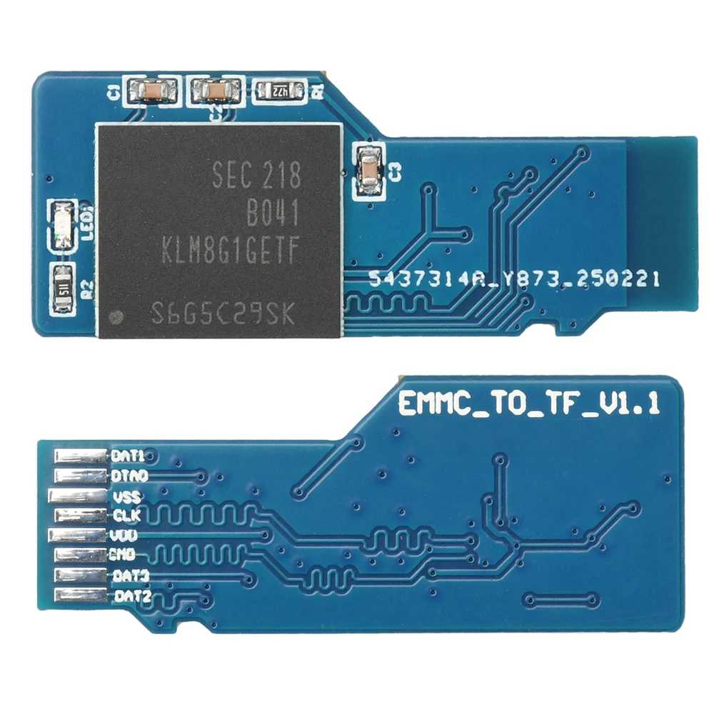 EMMC to TF Card Module Bga153 Bga169 To miniature Sd Card Mmc Card ...