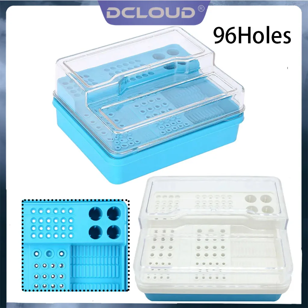 96Holes-Dental-Disinfection-Box-Endodontic-Drill-Bur-Organizer-Root ...