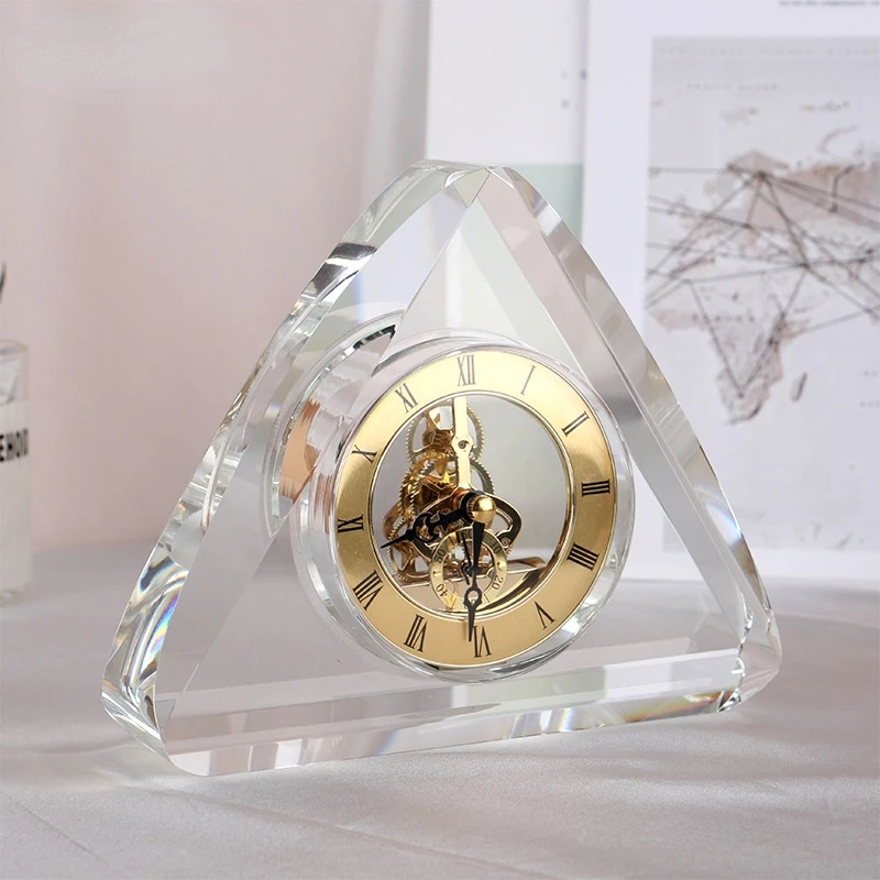Nordic-Crystal-Table-Clock-Silent-Modern-Creative-Luxury-Gear-Desk ...