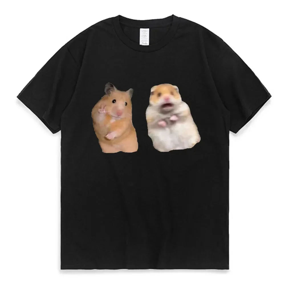 Funny Peace Sign and Screaming Hamster T-Shirt Lovers Gift Rodent Cavy ...