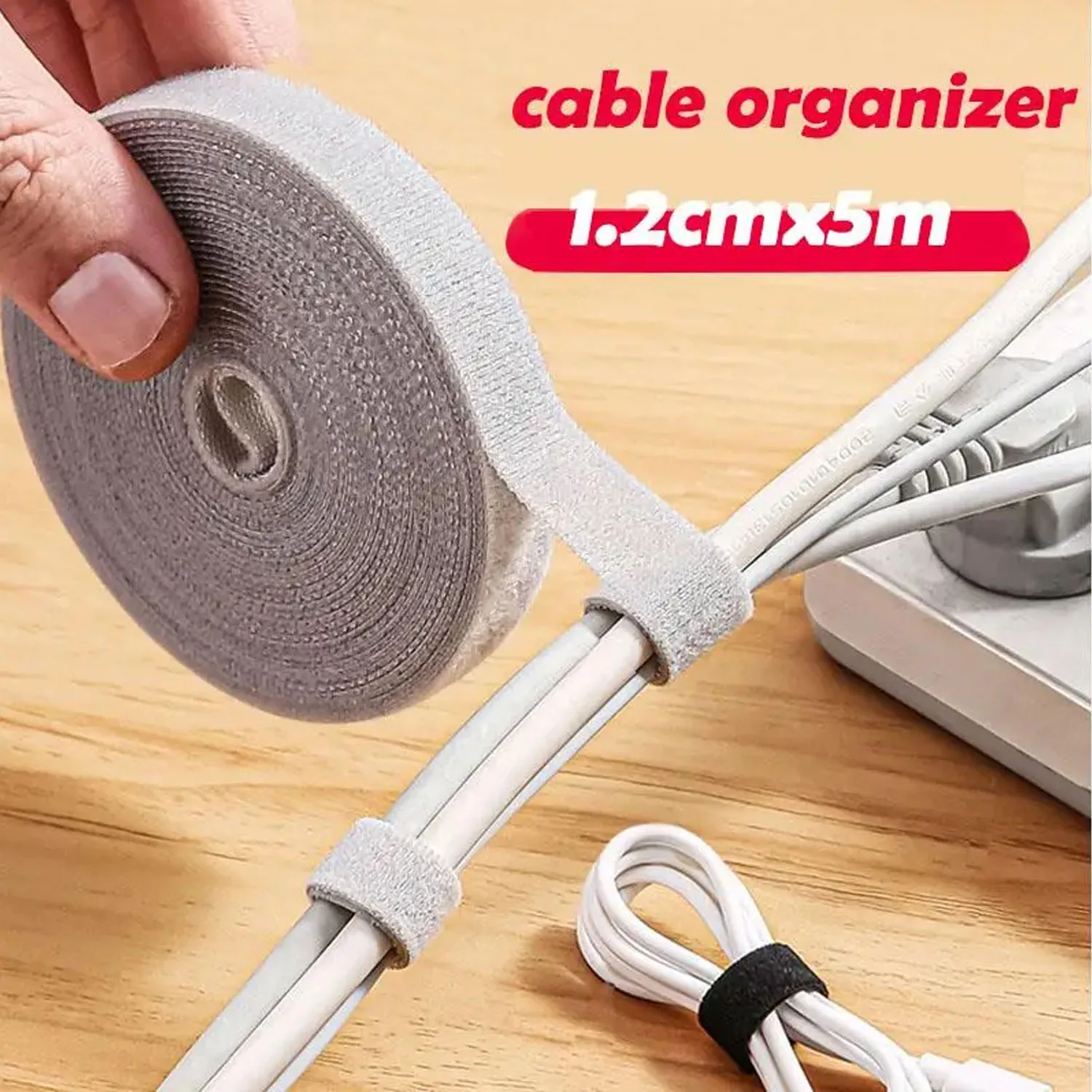 Cable-Manager-Data-Cable-Storage-Artifact-Reusable-Cable-Tie-1-2cmx5m ...