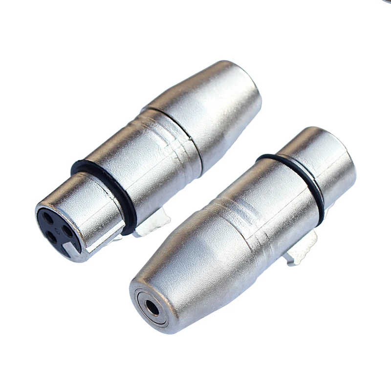 Xlr 3 Pin Female To 3.5mm Female Jack To Xlr Audio Adapter For ...