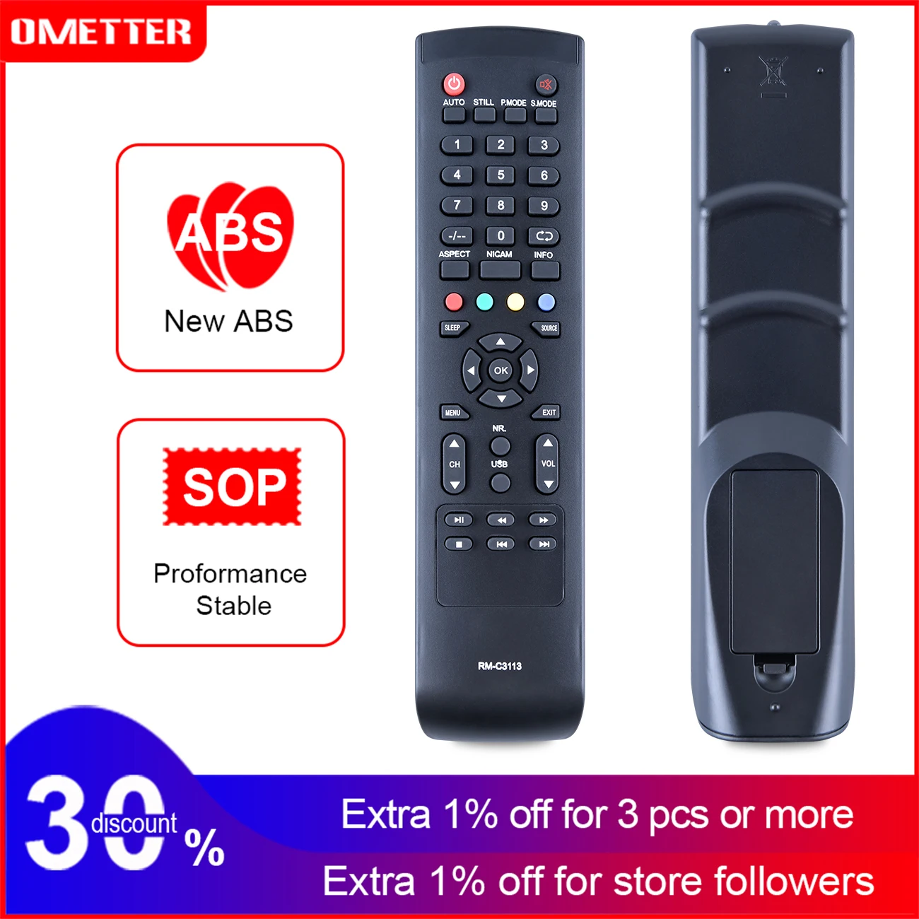 For JVC CAV Replacement TV Remote control RM C3113| | - AliExpress