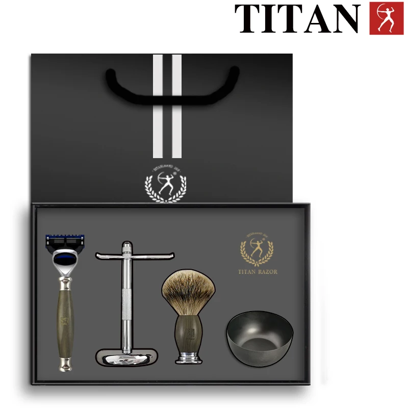 Titan-safety-razor-double-edge-safety-razor-set-stainless-steel-Classic ...
