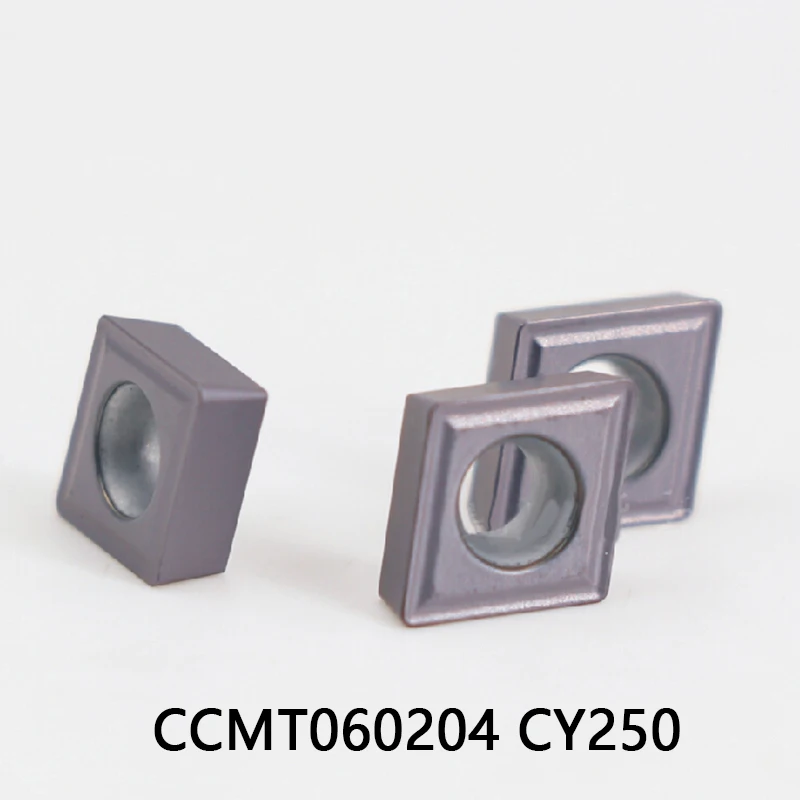 Original 10PCS/BOX CCMT060204 CY250 CCMT 060204 Carbide Inserts Milling ...