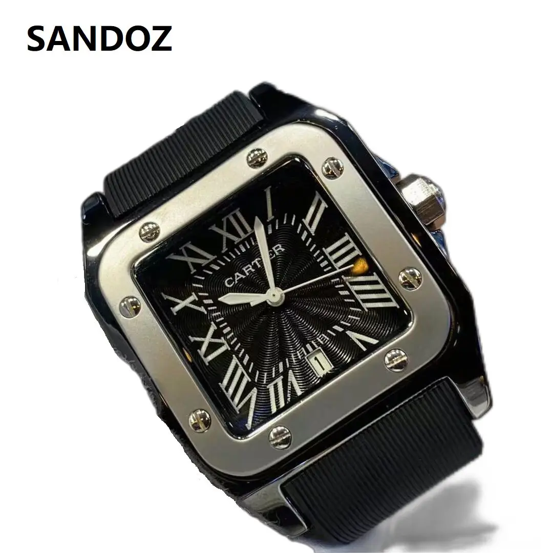 SANDOZ-Watch-For-Men-sporty-Domineering-Trendy-Waterproof-Square-Shaped ...