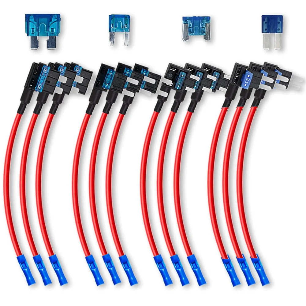 Add-a-Circuit-Fuse-Tap-Adapter-4-Types-12V-and-Fuse-Kit-15AMP-Fuse-Tap ...