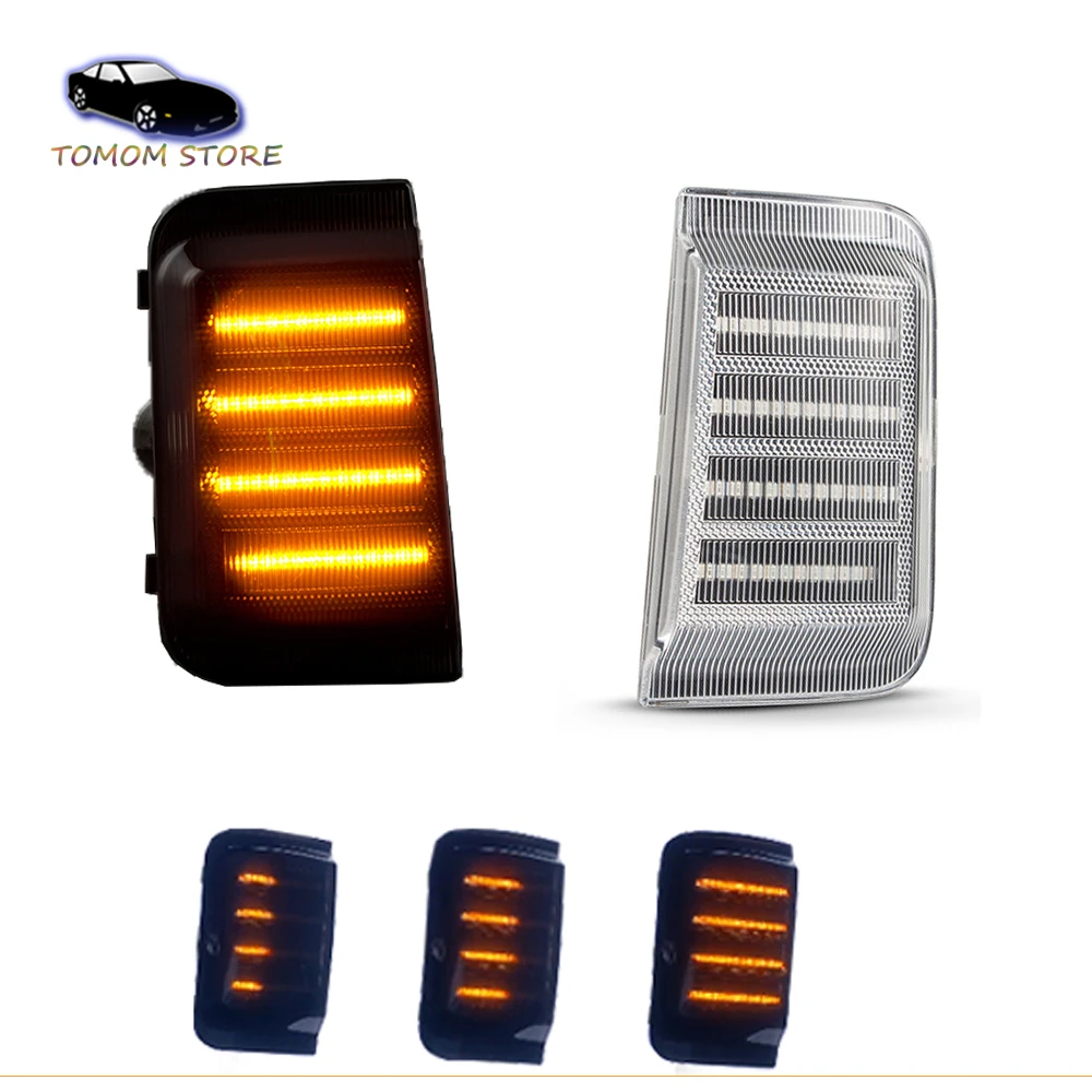 LED Dynamic Amber Side Mirror indicatori di direzione per Fiat Ducato ...