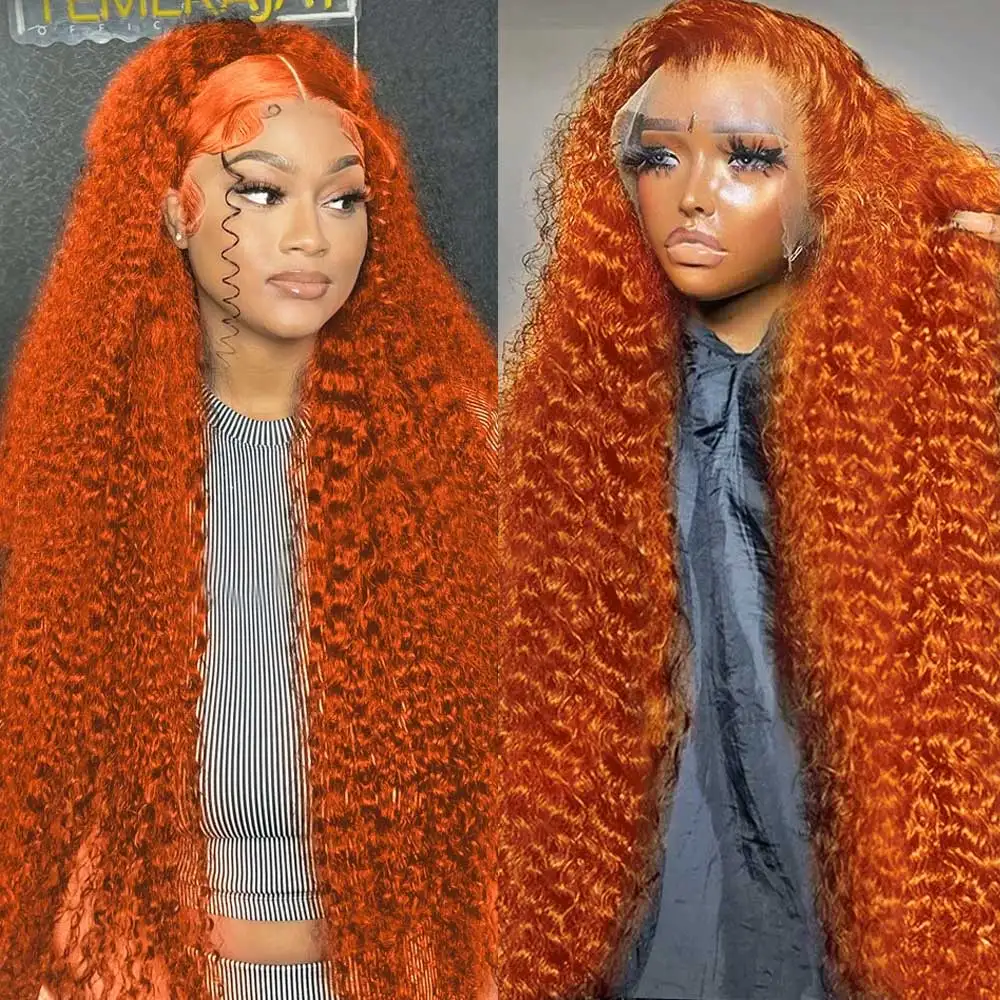 28-Inch-Orange-Ginger-Deep-Wave-Human-Hair-Wig-13x4-13x6-HD-Lace-Curly ...