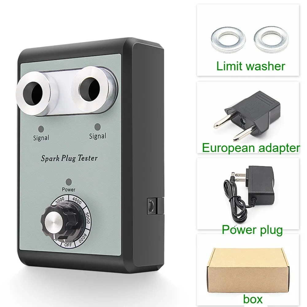 Spark Plug Tester Ignition Plug Analyzer Diagnostic Tool Automotive ...