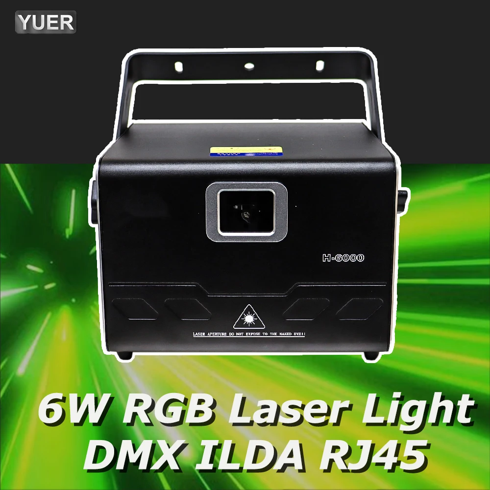 YUER 6W RGB Animation Laser Beam: Real-World Performance for Weddings ...